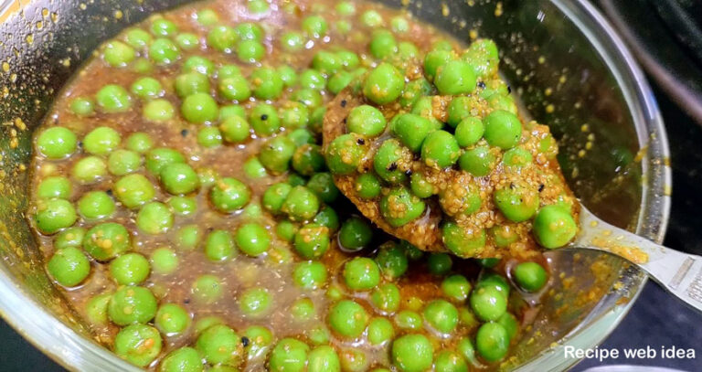 Spicy Green Pickled Peas Recipe | Matar Ka Achar Instant Pickle